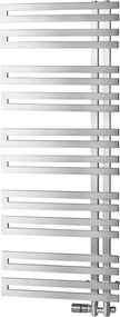 Sapho Volga otopné těleso 500 x 1238 mm broušená nerez NR512