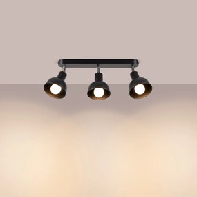 Sollux Lighting Stropní svítidlo ELBA 3 černé