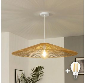 Brilagi - LED Lustr na lanku CERIA BOHO 1xE27/40W/230V pr. 90 cm hnědá
