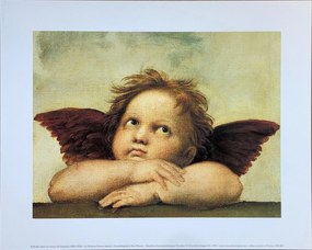 Postershop Obrazová reprodukce : Raffaello Santi ou Sanzio dit Raphael - 24x30cm