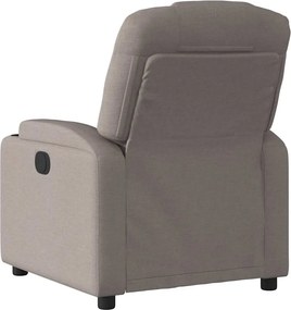 Elektrické polohovací křeslo taupe textil 3204352