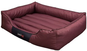 HobbyDog Pelíšek pro psa Comfort - bordó VELIKOST: XL 85 x 65 cm ( 65 x 40cm)