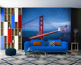 Malvis ® Tapeta Golden Gate Bridge Vel. (šířka x výška): 216 x 140 cm