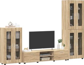 Sestava TV skříněk FLORIN 3 ks Sonoma dub Kompozitní dřevo 3397956
