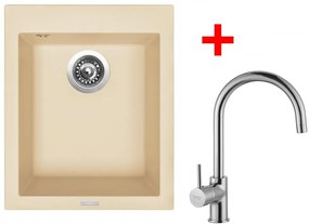 Sinks CUBE 410 Sahara+VITALIA CU41050VICL