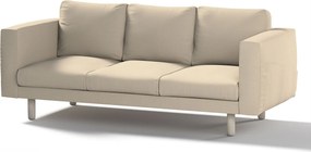 Potah na pohovku IKEA Norsborg 3-místná barva béžová látka pletený vzor