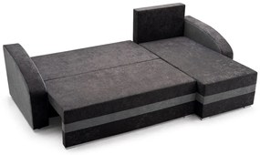Casarredo - Komfort nábytek Rohová sedací souprava WALERIANA rozkládací s úložným prostorem, Suedine 1008/1024