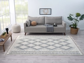 My Flair, Kusový koberec Moroccan Delight weiß, 200x290, černobílá, ložnice