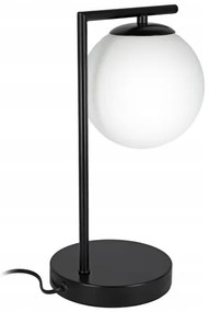 Stolní lampa 1xE27/40W/230V černá/bílá
