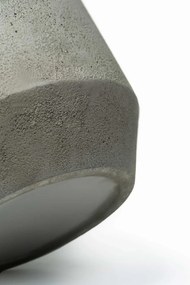 Designový květináč NEXORA, sklolaminát, 31x28 cm, šedý