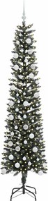 Umělý vánoční stromeček Zelená 210 cm PVC, plast a ocel 3395955