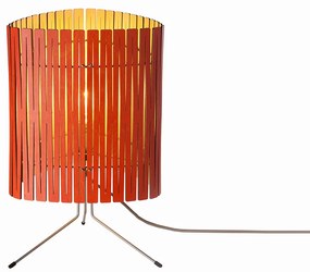 Dřevěná designová stolní lampička Kerflights T3 Dekor: Přírodní