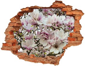 Wallmuralia Samolepící nálepka fototapeta Květy magnolie 90x70 cm