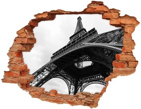 Wallmuralia Fototapeta díra na zeď Eiffelova věž Paříž 90x70 cm