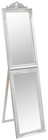 351526 vidaXL Volně stojící zrcadlo stříbrné 45 x 180 cm