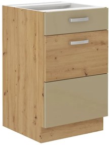 Kuchyňská skříňka Artisan 50 D 1F 1S Barva dvířek cappuccino lesk