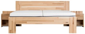 Ahorn Vento postel - buk cink Moření: Transparentní lak, Rozměr: 160 x 200 cm