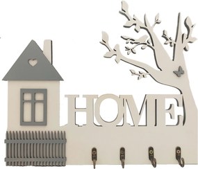 Česká výroba Věšák na klíče "HOME''/strom/