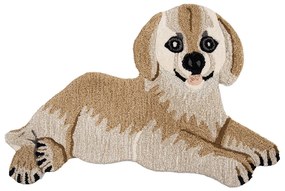 Vlněný kusový koberec pejsek Dog - 60*90*2 cm