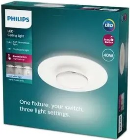 Philips Garnet CL580 40W 50cm bílá / stropní svítidlo / LED / 4400lm /