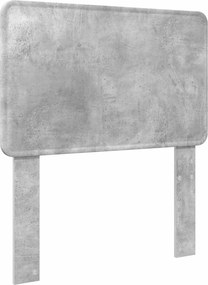 Rám postele s čelo Betonově šedá 90 x 200 cm Kompozitní dřevo 3412831