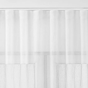 Homede Záclona Kresz Wave Tape, bílá, 140 x 175 cm