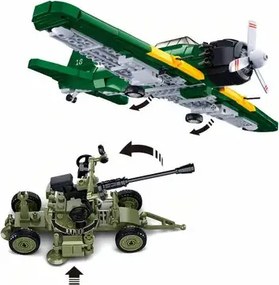 Sluban WWII M38-B1108 Stíhací letoun Mitsubishi A6M Zero / LEGO-kompat