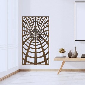 dřevo života Dekorační panel na zeď TUNEL Zvolte rozměr (cm): 67x120, Zvolte barvu dekoru: Ořech