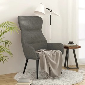 vidaXL Relaxační křeslo světle šedé textil
