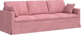 Set pohovek 2 ks Růžová samet 3407629