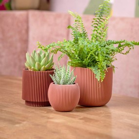 Capi Nature Groove Made With Planter Ball Peachy Fuzz Ø 25 cm / V 23 cm