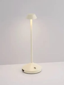 Venkovní stolní lampa Lumo bílá