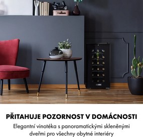 Klarstein Bellevin 18 Uno, vinotéka, 52 litrů, 11-18 °C, 1 zóna