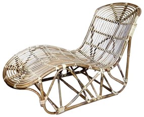 Přírodní ratanové lehátko Chair Rattan - 210*80*28cm