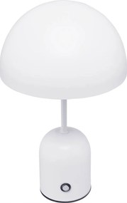 Bílá bateriová stolní lampa noční Led houba 2W Cantia Italux