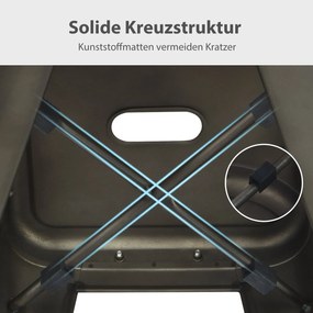 Costway Sada 4 historických barových židlí z bronzového kovu s opěradlem