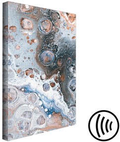Obraz Blue Sienna Marble (1-dílný) vertikální