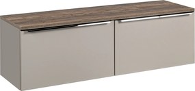 Comad Koupelnová skříňka pod deskové umyvadlo set Santa Fe Taupe 160 šedohnědá/dub santa fe