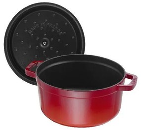 Staub Cocotte hrnec kulatý 30 cm/8,35 l višňová, 1103006