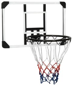 Basketbalový koš s průhlednou deskou 71x45x2,5 cm polykarbonát - Default Title