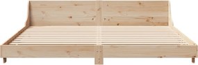 Postel bez matrace 200 x 200 cm masivní borovice 3302267