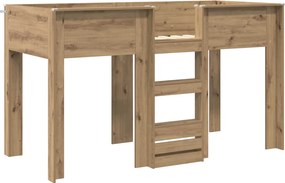 Patrová postel pro děti Artisanový dub 75 x 190 cm 3410474