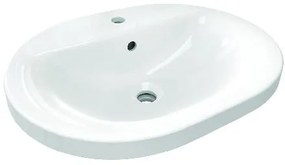 Ideal Standard Connect - Umyvadlo zápustné, 550x430 mm, s přepadem, 1 otvor pro baterii, bílá E503901