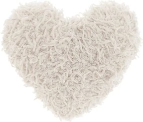 Dekorační polštářek ROMEO HEART 45x45 cm, krémový