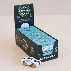 LE TOY VAN Dřevěné autíčko Maverick bílá / od 2 let