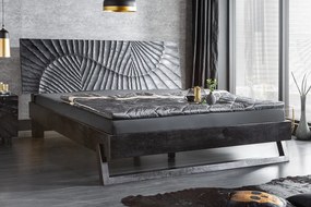 Designová manželská postel z masivu Scorpion mango 180x200cm