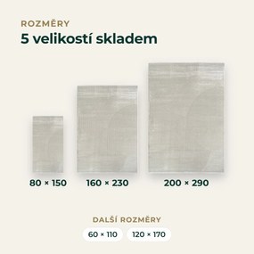 Angel Carpet, Kusový koberec Zafiro 25 Grey, 120x170, šedá, kancelář