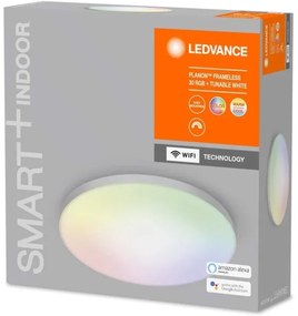 Ledvance - LED RGB+TW Stmívatelné stropní svítidlo SMART+ FRAMELESS LED/20W/230V
