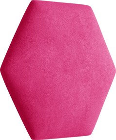 Eka Čalouněný panel Hexagon Trinity 40,5 cm x 35,3 cm - Růžová 2310