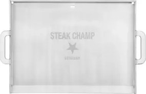 SteakChamp Grilovací nerez deska-plancha 38x28cm